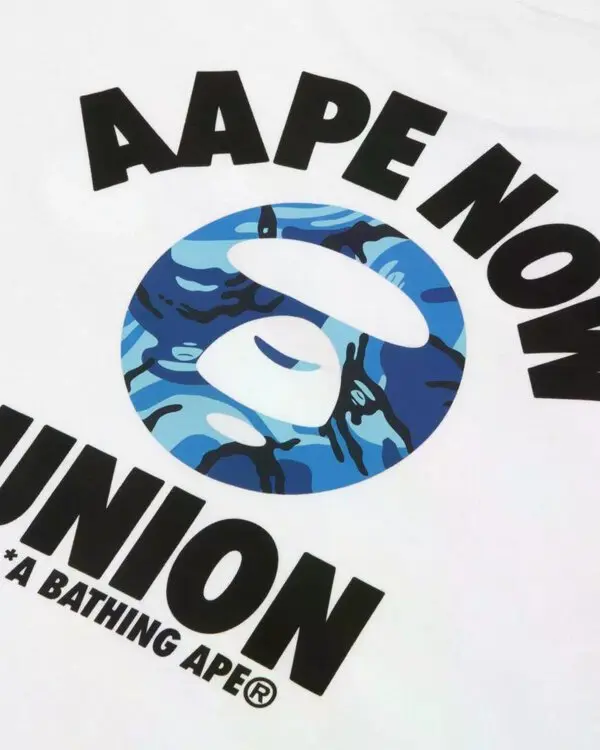 AAPE BY *A BATHING APE Moonface Logo-print T-shirt