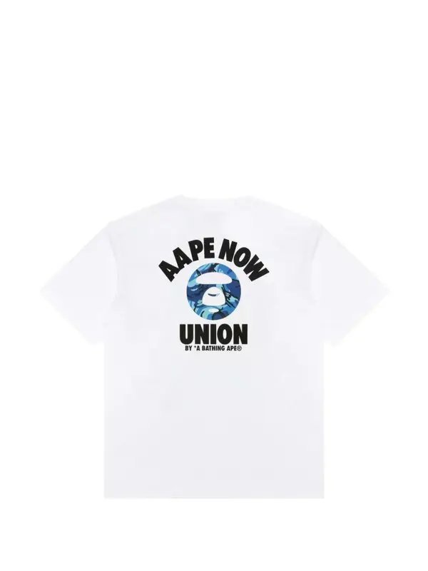 AAPE BY *A BATHING APE Moonface Logo-print T-shirt