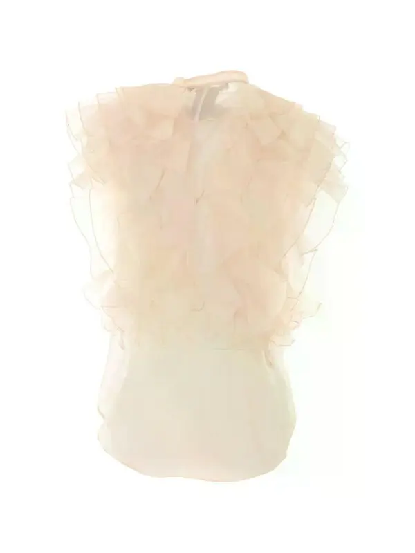 Max Mara Ruffled Silk Shirt