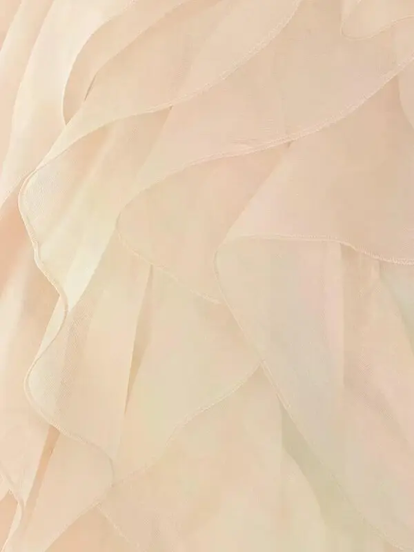 Max Mara Ruffled Silk Shirt