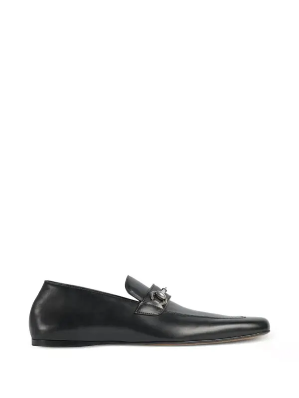 Gucci Horsebit Leather Loafers - Black