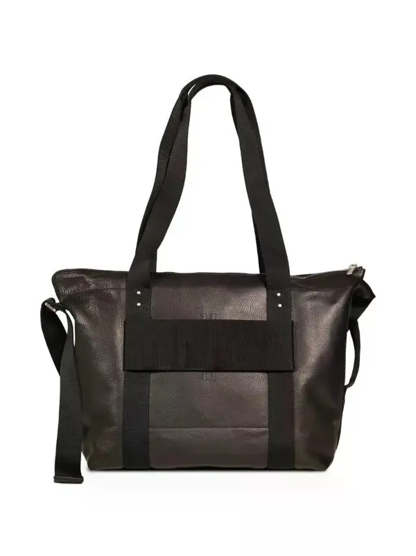 Rick Owens Trolley Leather Shoulder Bag - Black