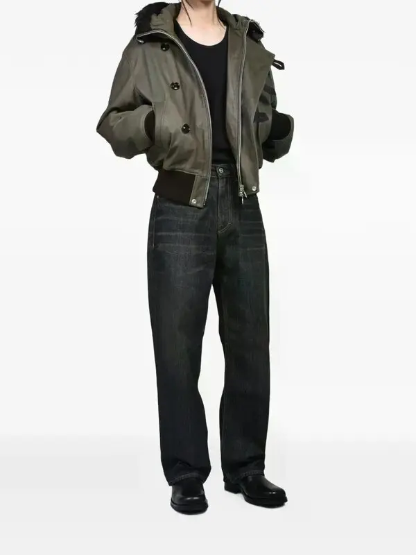 Our Legacy Compel Hooded Leather Jacket
