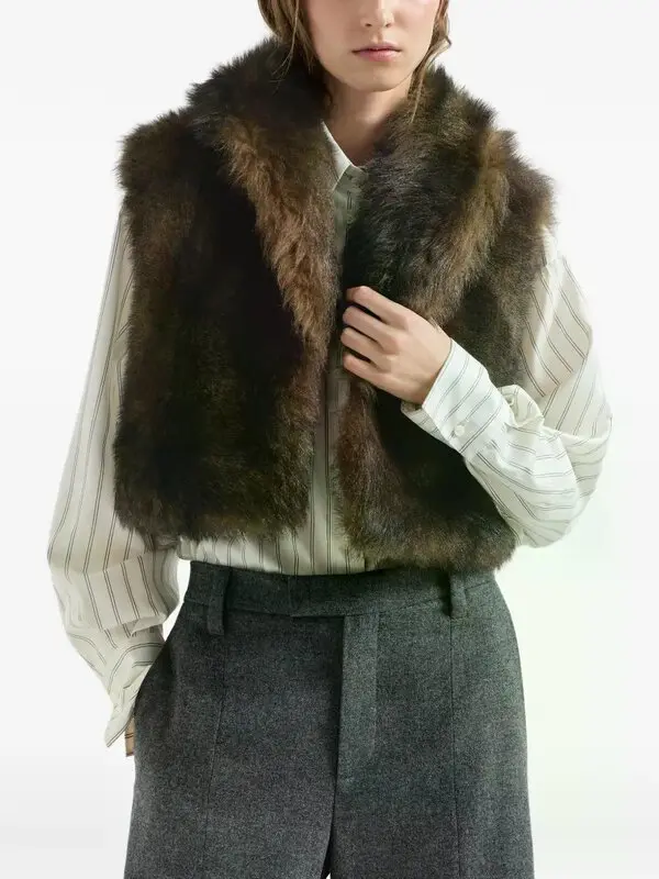 Brunello Cucinelli Soft Shearling Vest