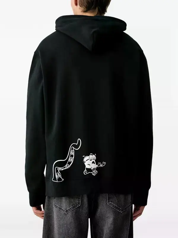 CONVERSE X Minions Logo-print Drawstring Hoodie