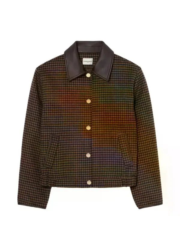 Claudie Pierlot Short Wool Blend Coat - Brown