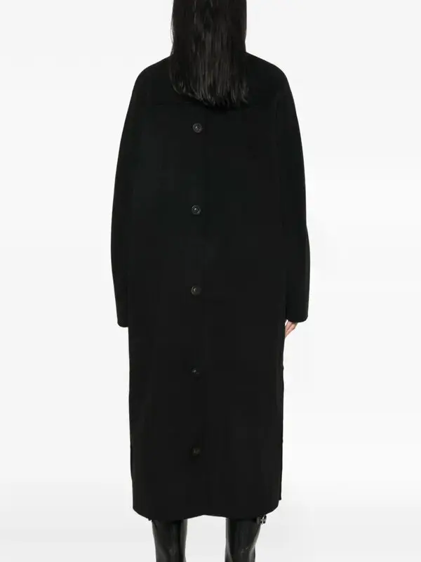 LISA YANG Button-back High-neck Coat
