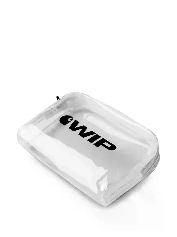 Carhartt Work In Progress Logo-print Transparent Make Up Bag - White