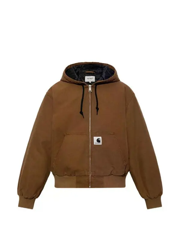Carhartt Work In Progress Active Logo-patch Drawstring Jacket