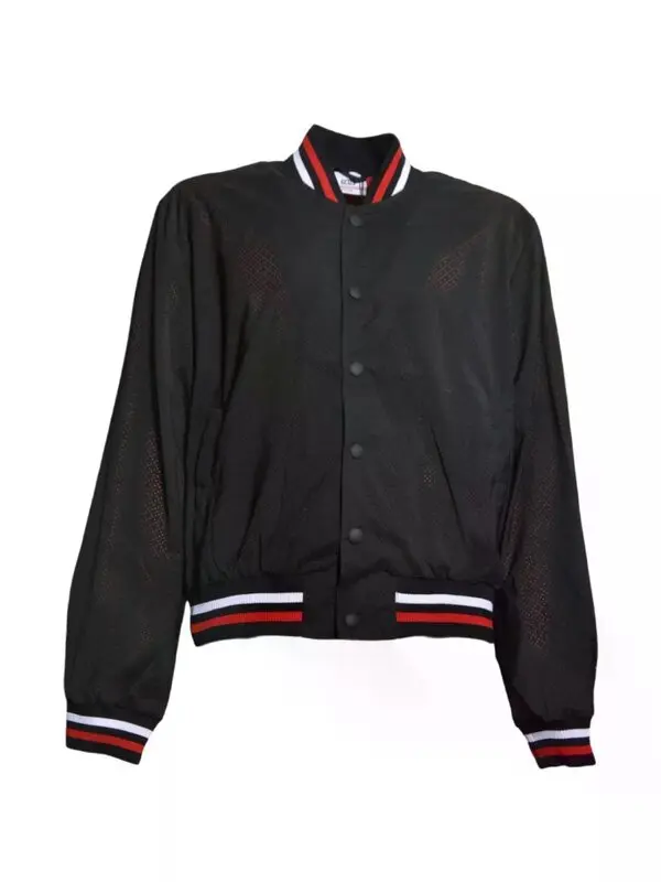 Gcds Perforated Logo-tape Bomber Jacket