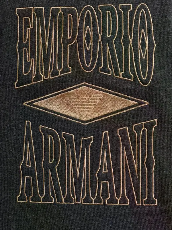 Emporio Armani Embroidered-logo T-shirt