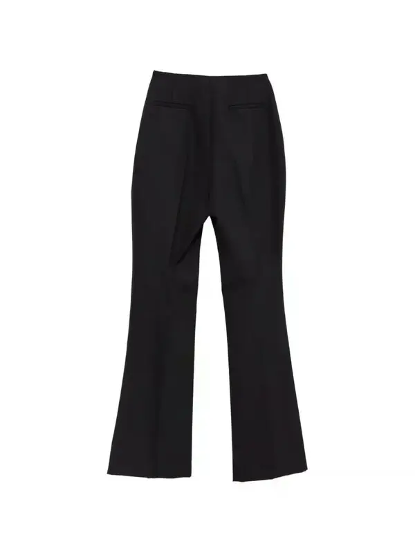 THE FRANKIE SHOP Pintuck Flared Trousers