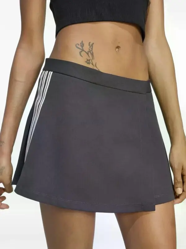 Adidas Pleated Side-stripe Mini Skirt