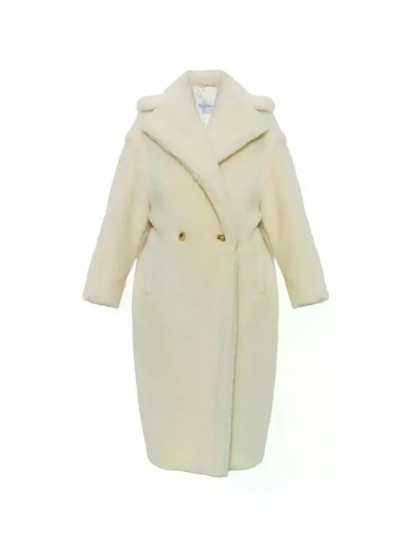 Max Mara Tedgirl Double-breasted Coat - Neutrals