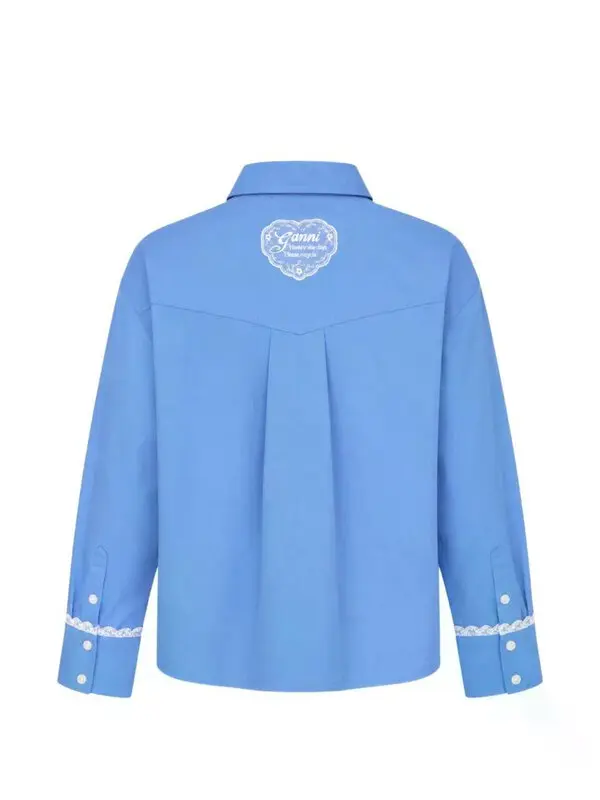 GANNI Shirt In Cotton