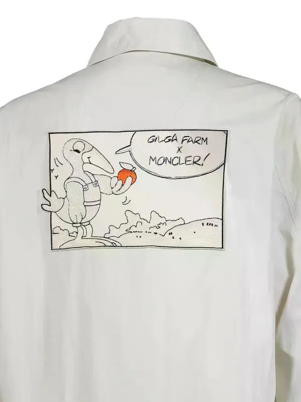 Moncler X Gilga Farm Donald Glover Satsuma Graphic-patch Shirt Jacket