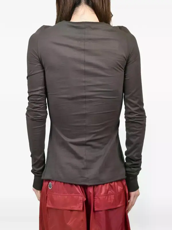 Moncler X Rik Owens Girder Long-sleeved T-shirt - Grey