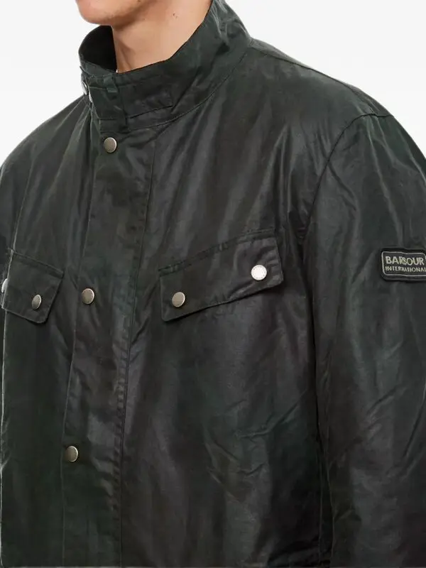 BARBOUR INTERNATIONAL Patch-pocket Elbow-patch Jacket