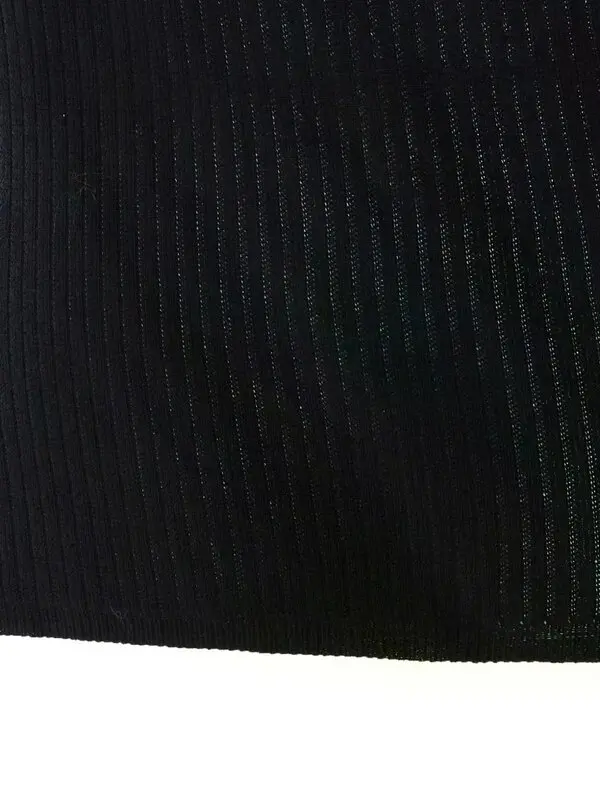 Max Mara Ribbed-knit V-neck Top