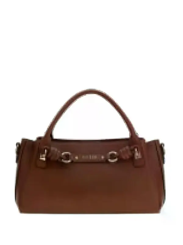 Guess Camelia Buckle-detail Tote Bag - Brown