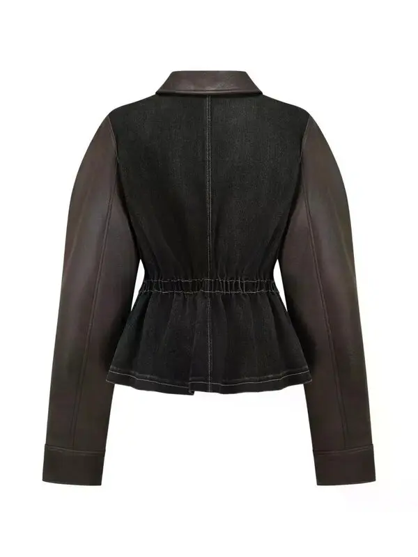 OUDE WAAG Washed Panelled Jacket