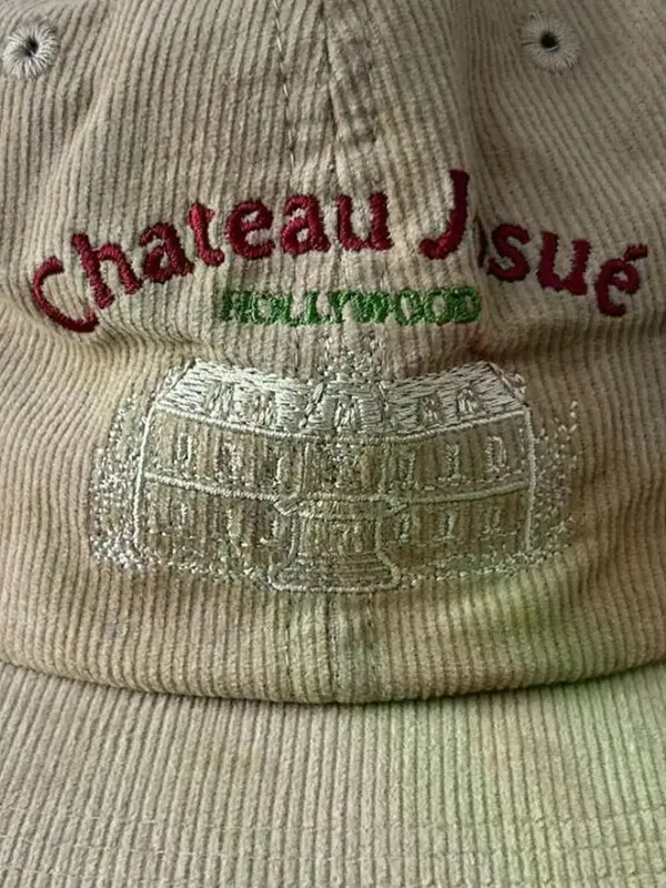 GALLERY DEPT. Chateau Josué Embroidered Corduroy Cap