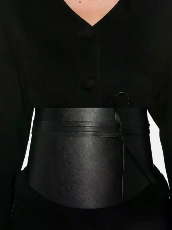 LISA YANG V-neck Single-breasted Coat