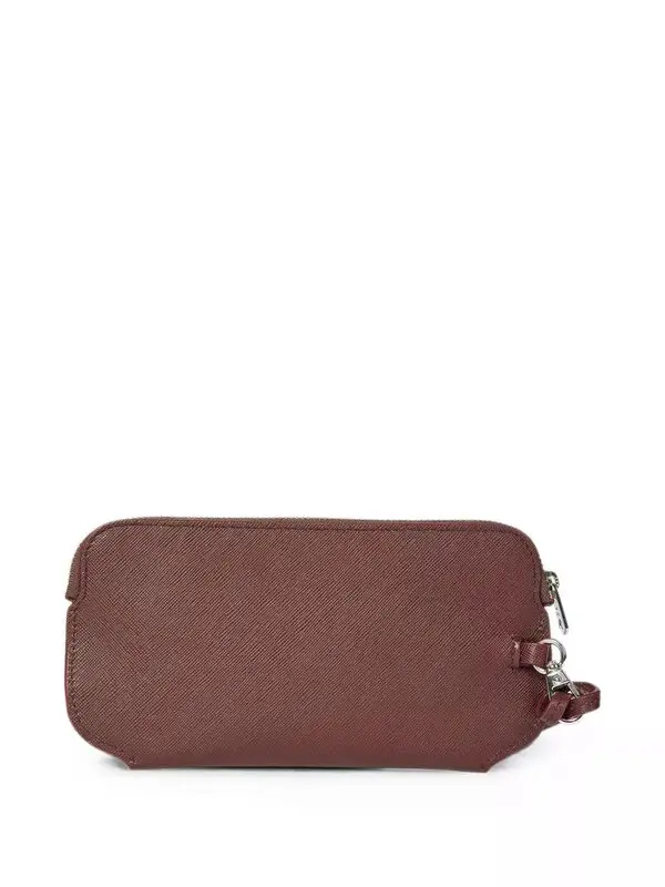 Paul Smith Burgundy Leather Travel Pouch