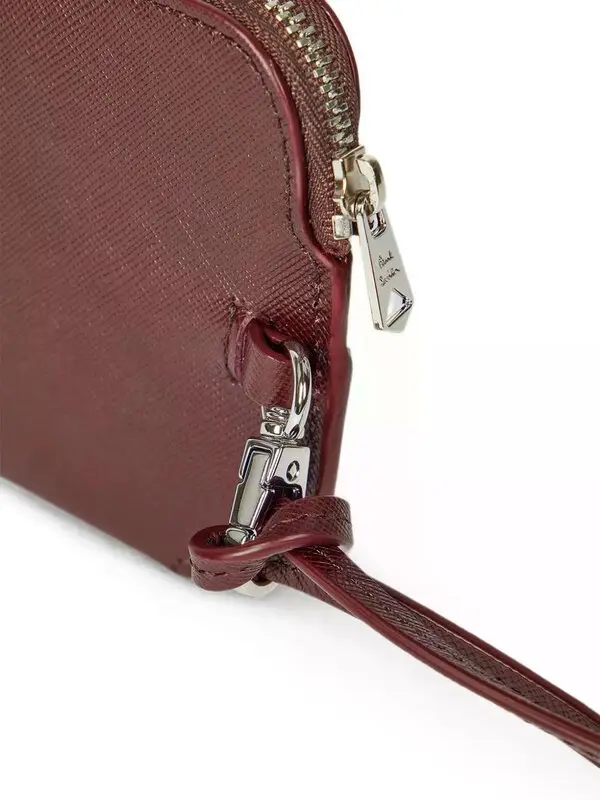 Paul Smith Burgundy Leather Travel Pouch