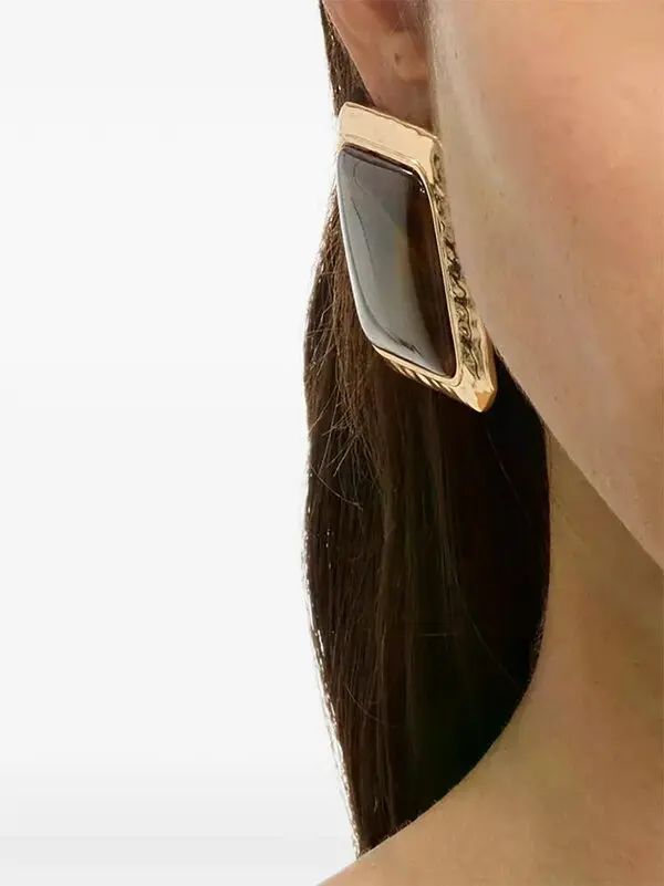 SELF-PORTRAIT Square Earrings