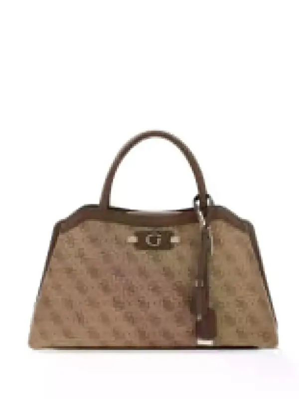 Guess Lindsey Monogram-print Shoulder Bag