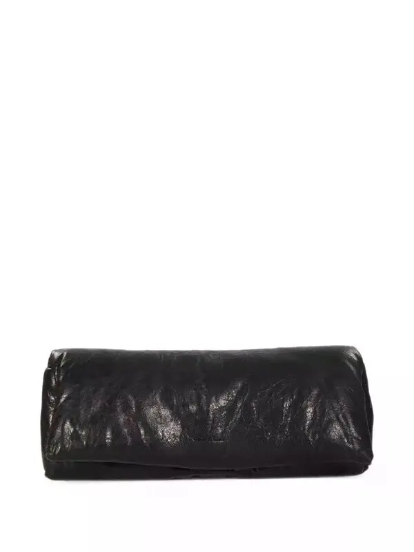 Rick Owens Padded Leather Clutch Bag - Black