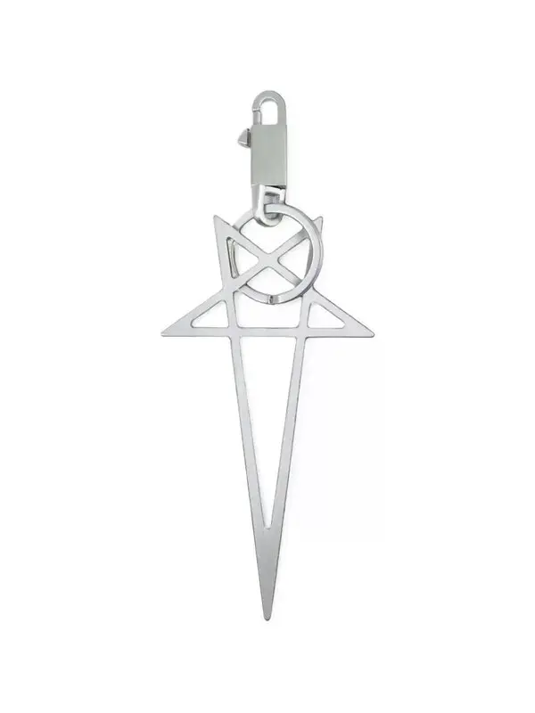 Rick Owens Big Pentagram Keyring