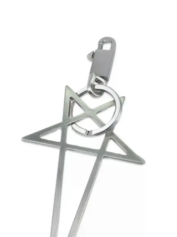 Rick Owens Big Pentagram Keyring