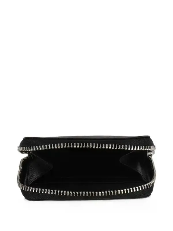 Y3 Logo-debossed Crinkled Leather Wallet