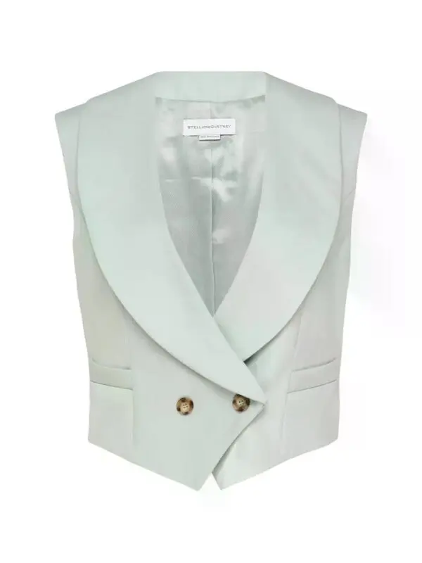 Stella McCartney Double-breasted Shawl-lapel Gilet