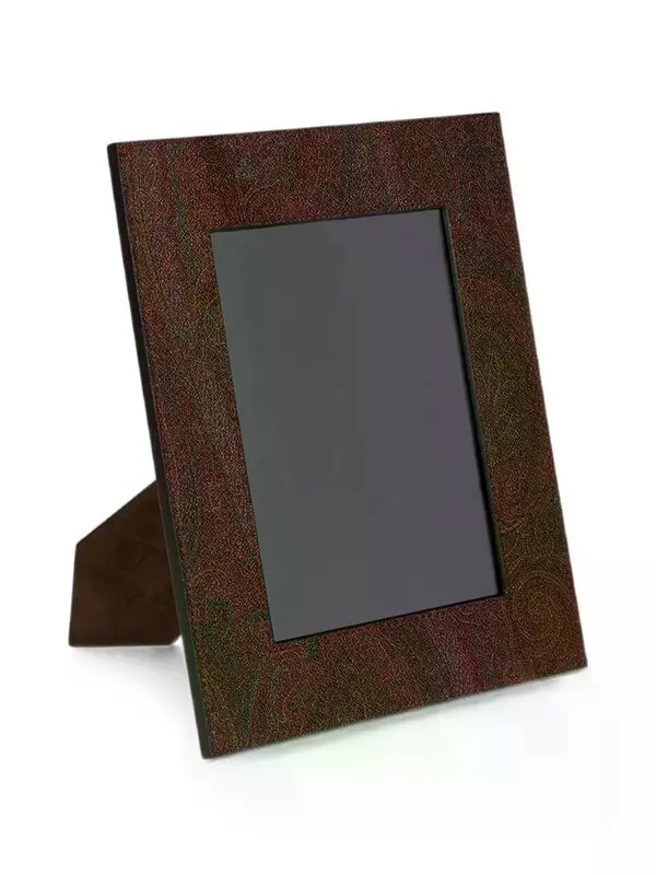 Etro Arnica Paisley-jacquard Picture Frame - Brown