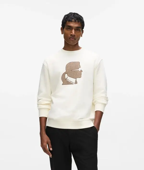 Karl Lagerfeld Kameo Crew Neck Sweatshirt - Champagner