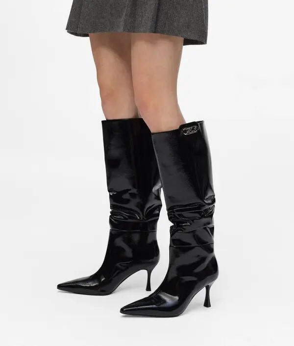 Karl Lagerfeld Klarice Slouch High Boots