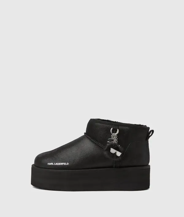Karl Lagerfeld Ikon Nft Thermo Low Boots - Black