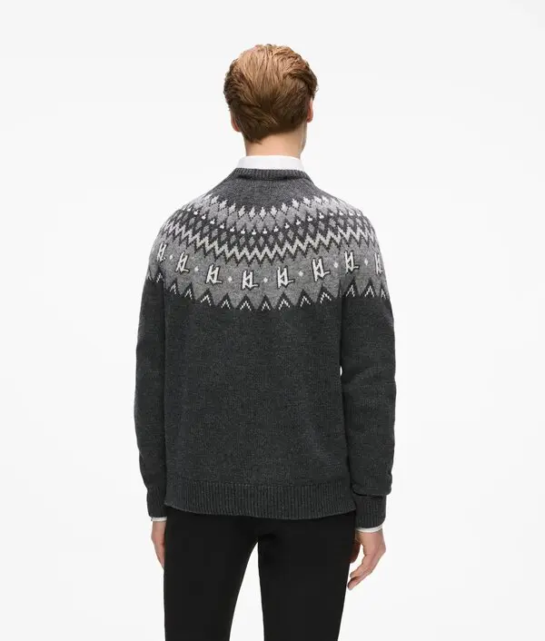 Karl Lagerfeld Norwegian-inspired Crew Neck Sweater