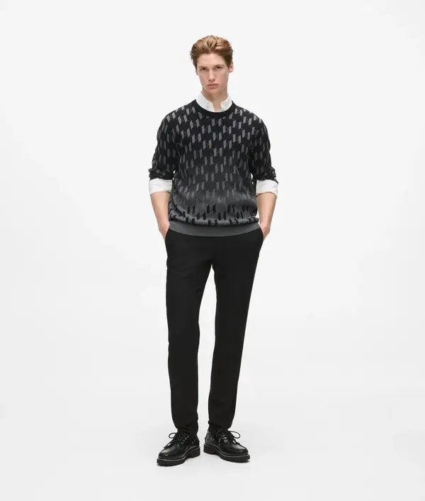 Karl Lagerfeld Gradient Monogram Sweater