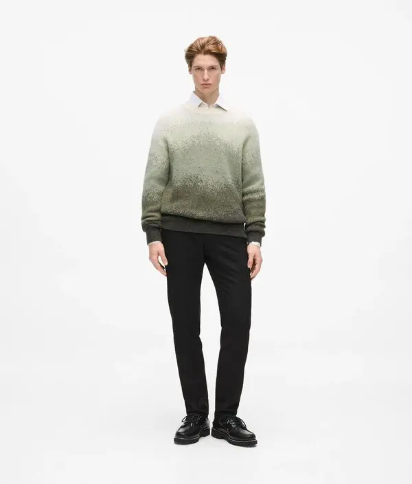 Karl Lagerfeld Gradient Crew Neck Sweater