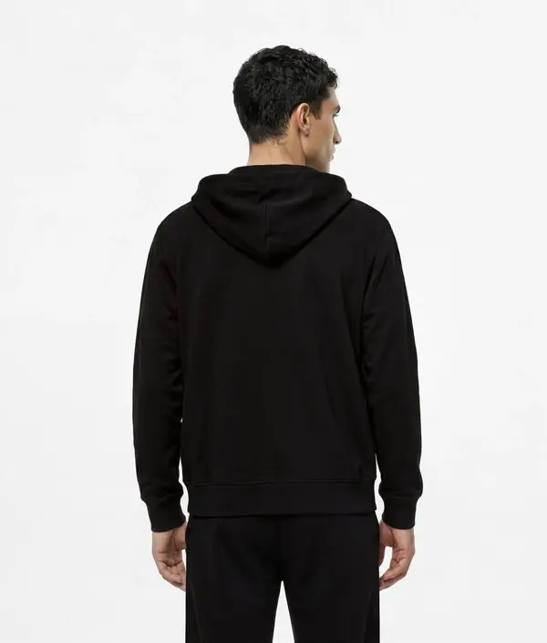 Karl Lagerfeld Logo Loungewear Zip-up Hoodie