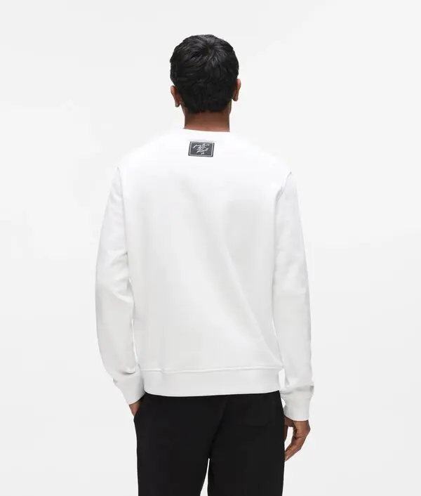 Karl Lagerfeld From Paris With Love Patch Sweatshirt