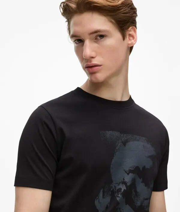 Karl Lagerfeld Karl Portrait Print T-shirt