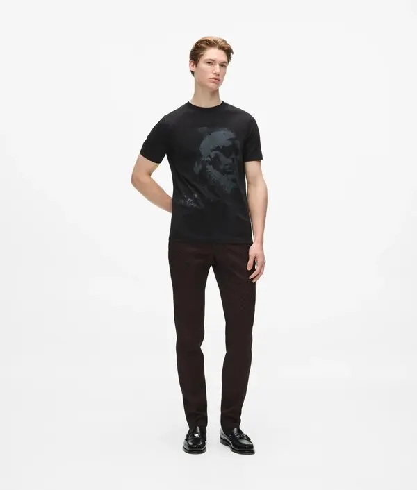 Karl Lagerfeld Karl Portrait Print T-shirt