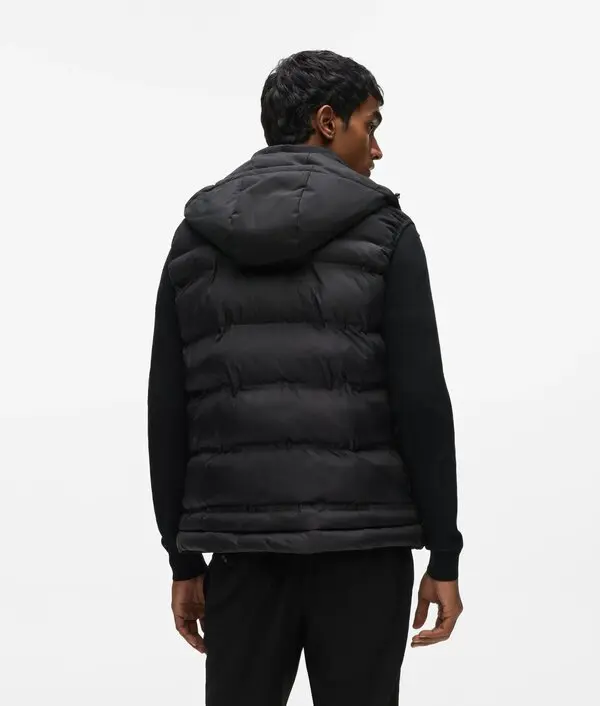 Karl Lagerfeld Hooded Padded Gilet