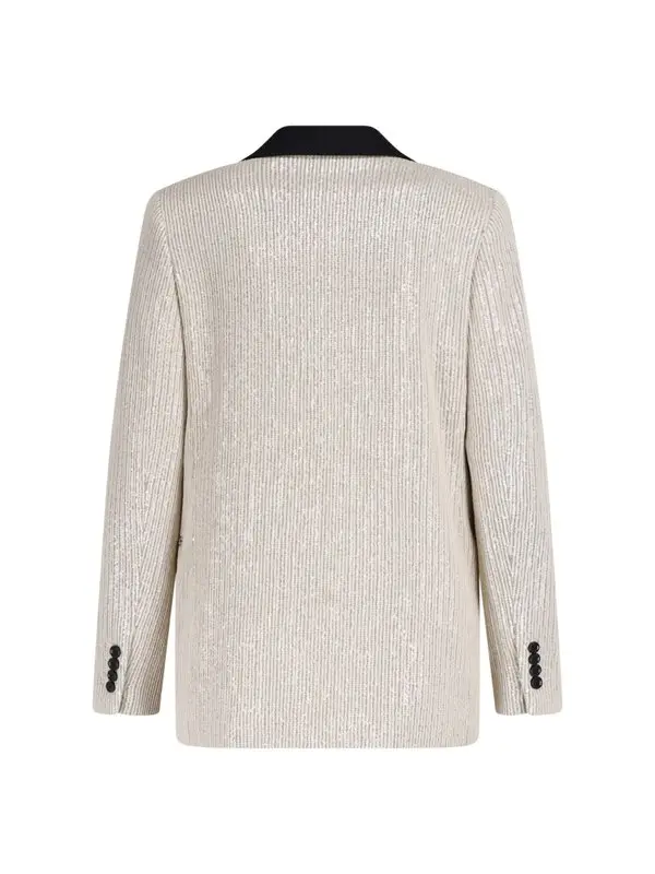 LARDINI Single-breasted Sequin Blazer