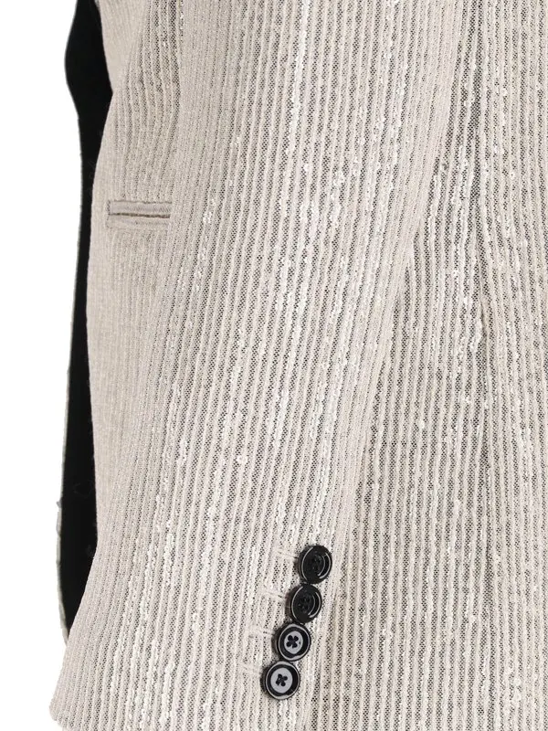 LARDINI Single-breasted Sequin Blazer